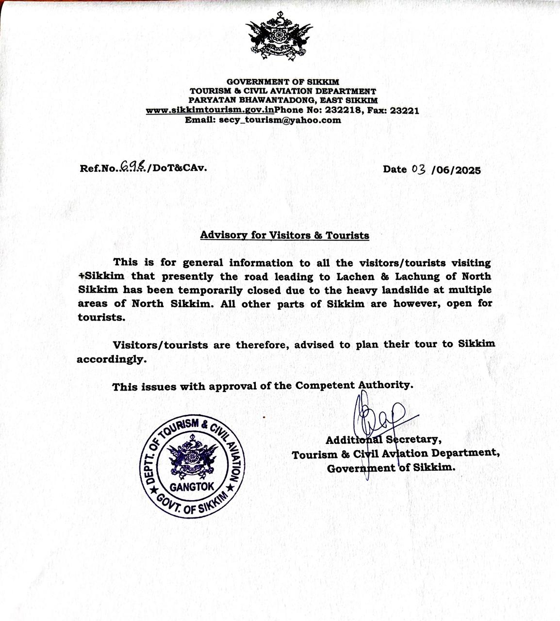 Welcome to Sikkim Tourism - Official Website of Department of Tourism ...