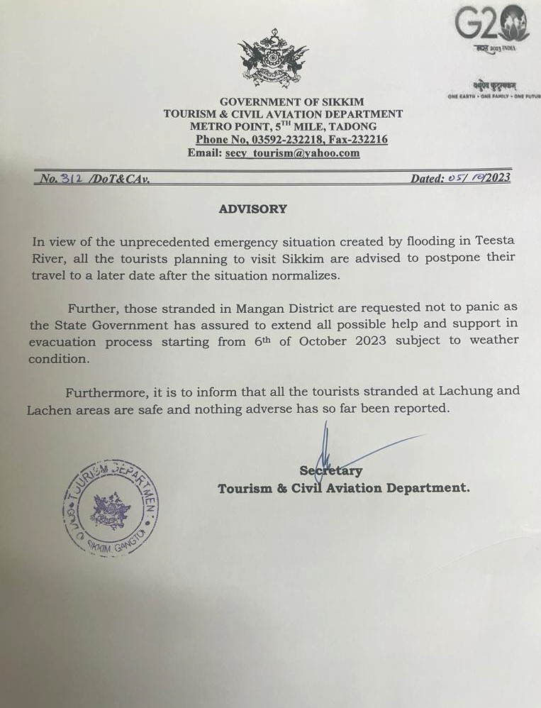 Welcome to Sikkim Tourism - Official Website of Department of Tourism ...