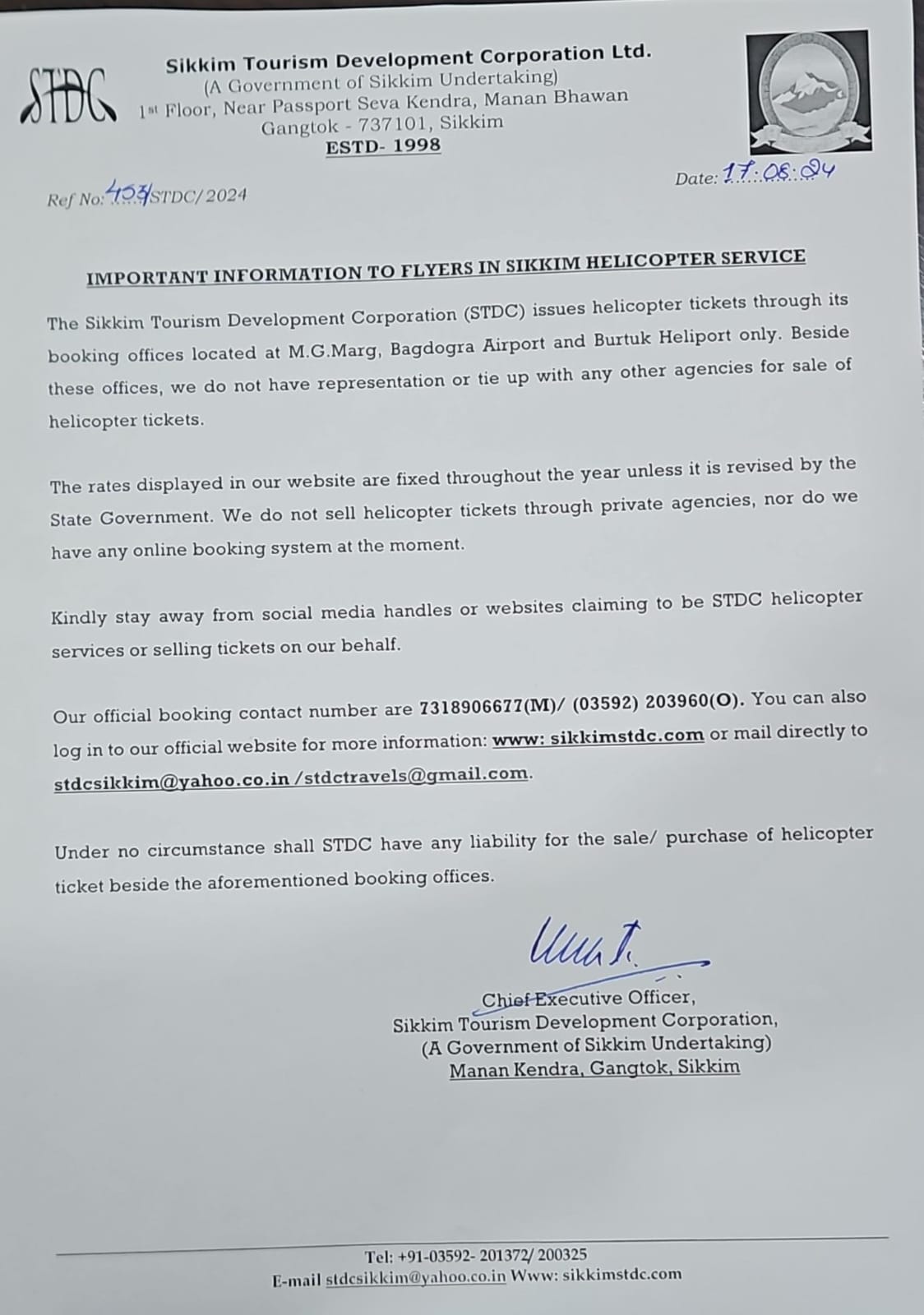 Welcome to Sikkim Tourism - Official Website of Department of Tourism ...