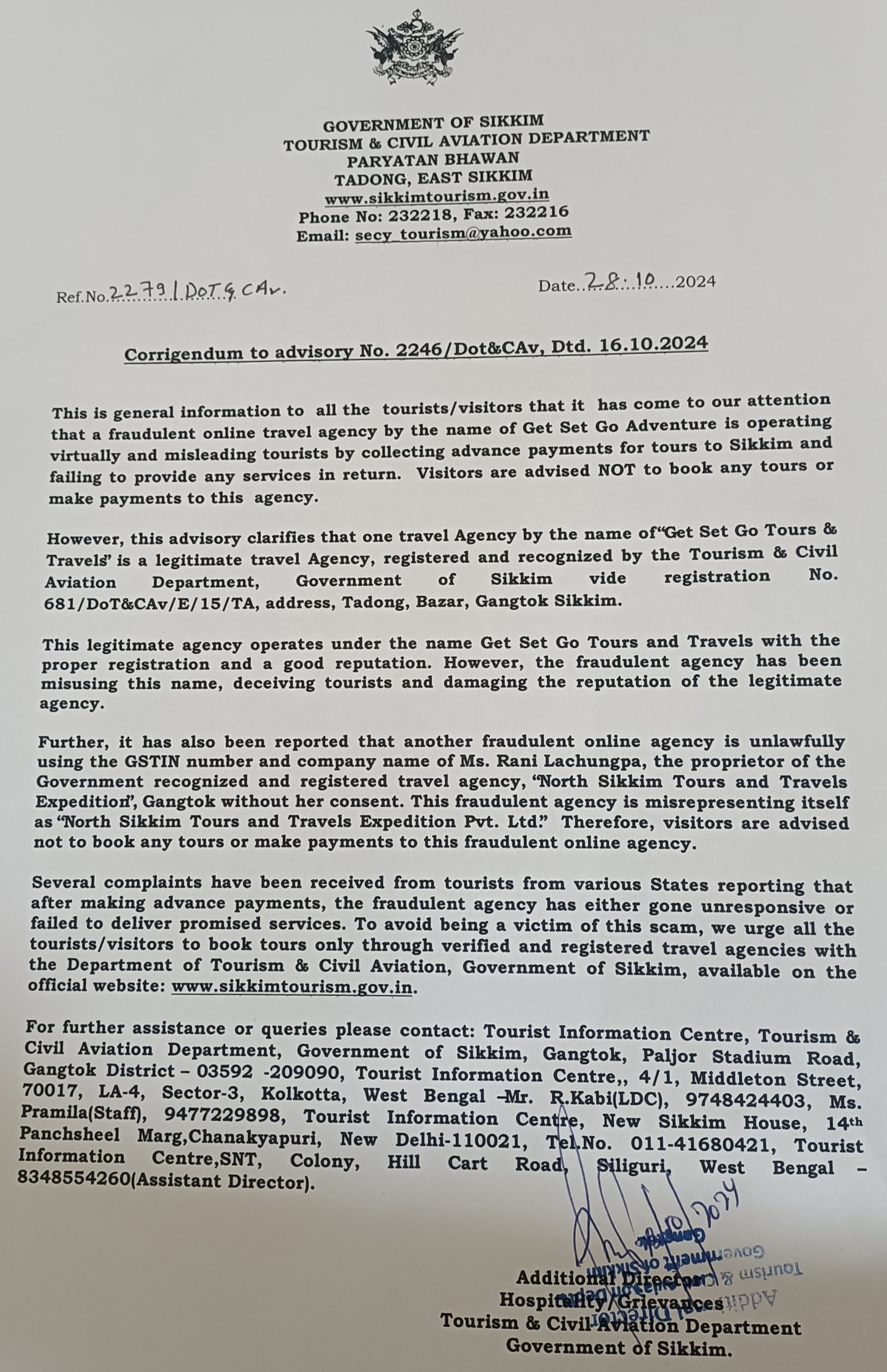 Welcome to Sikkim Tourism - Official Website of Department of Tourism ...