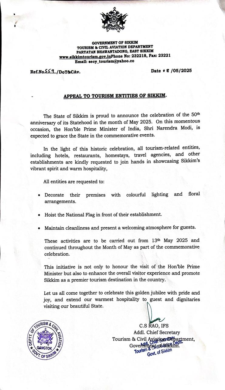 Welcome to Sikkim Tourism - Official Website of Department of Tourism ...